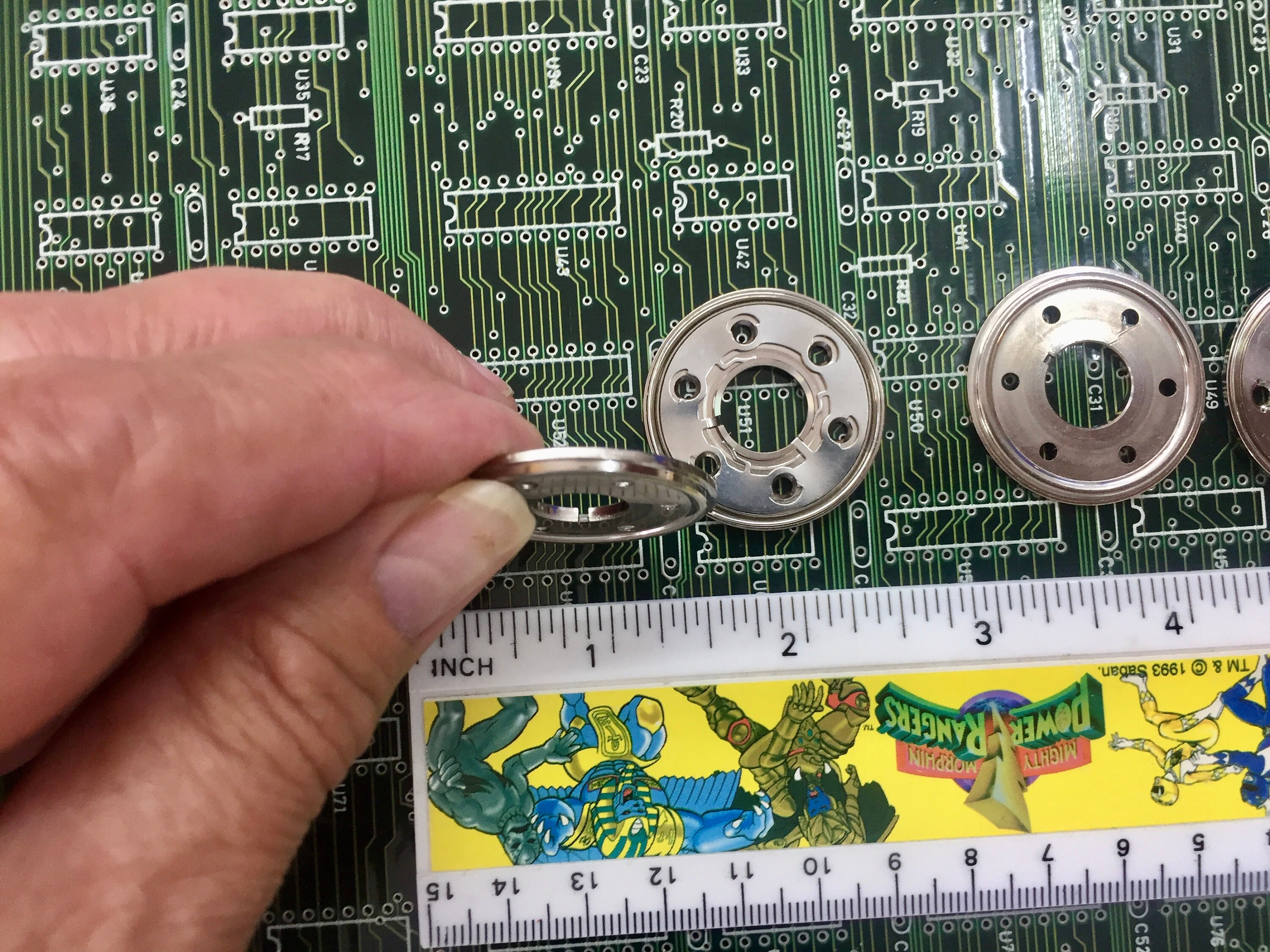 4 Thin Aluminium Hard Drive Rings - Jewelry - Crafts - Technology ...