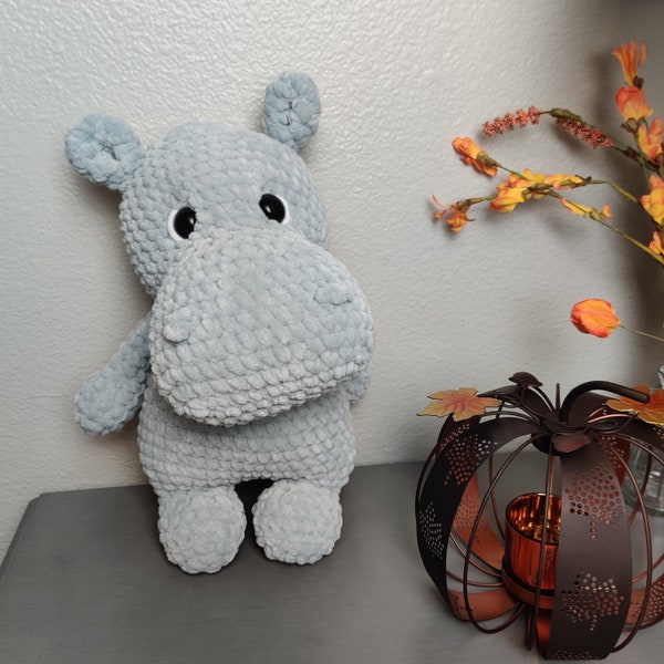 Stuffed Hippo - Etsy
