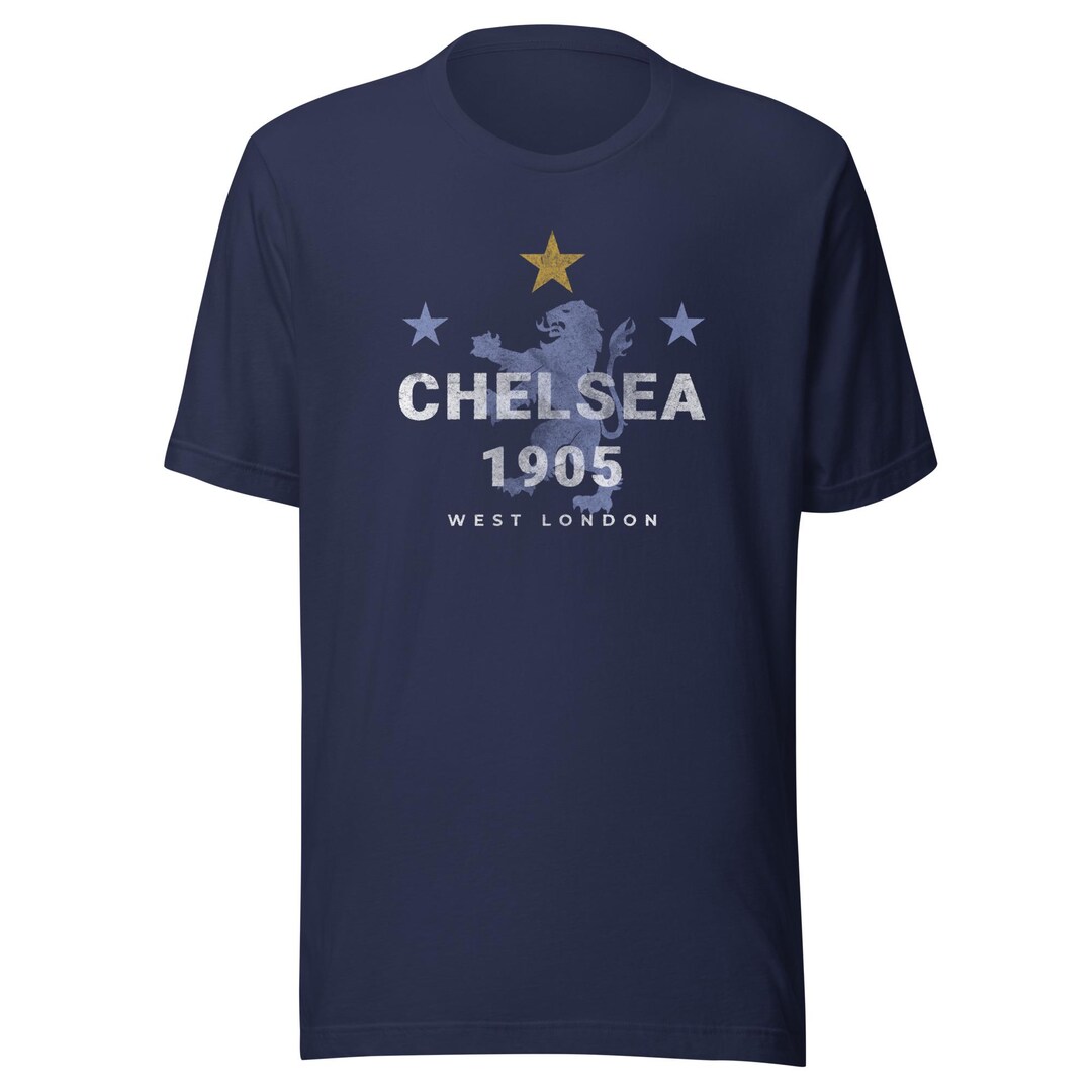 Chelsea Soccer Tee: English Soccer Fan Apparel - Etsy