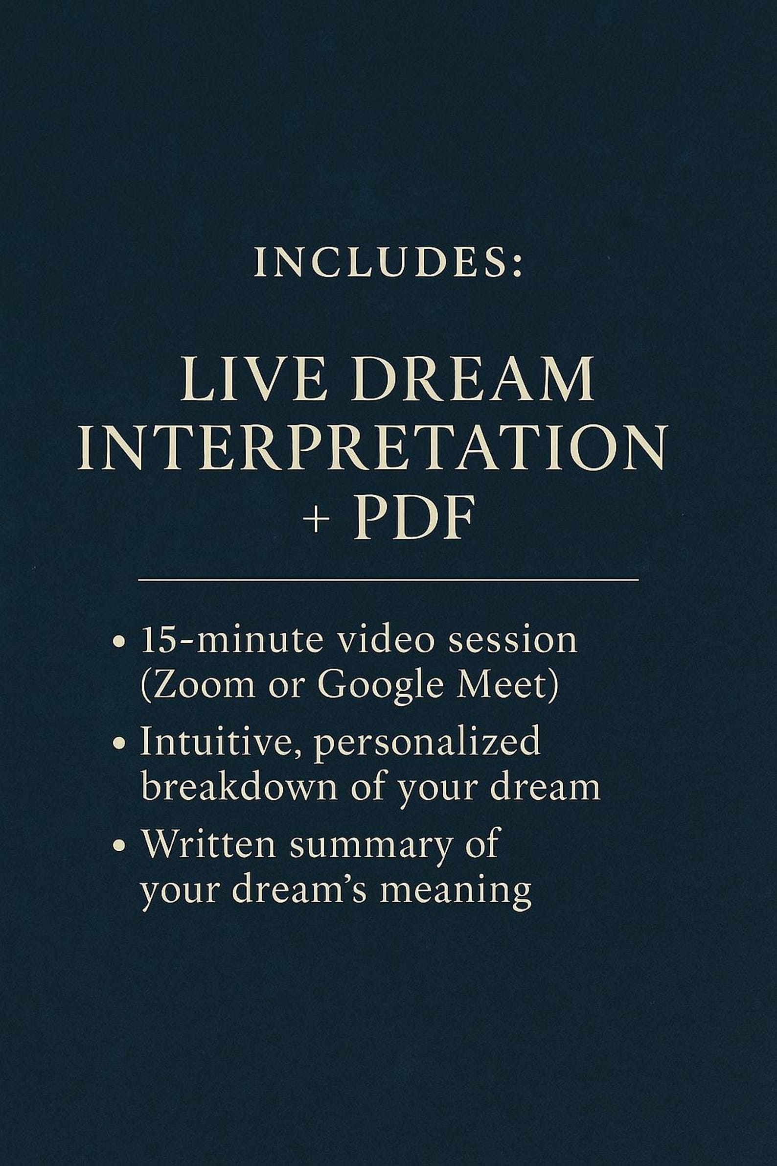 Dream Interpretation With Live Video Call | Intuitive Dream Reading ...