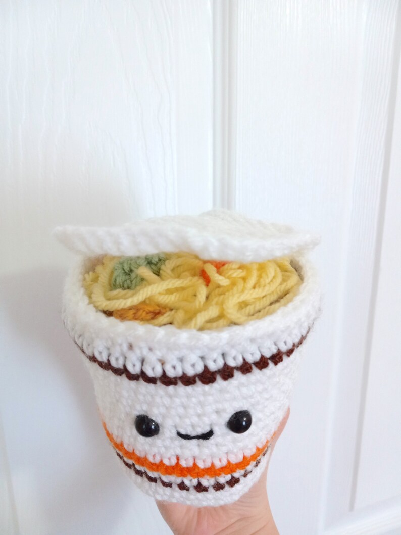 Crochet Ramen Cup I Ramen Noodles I Food and Snacks I Handmade Plushie ...