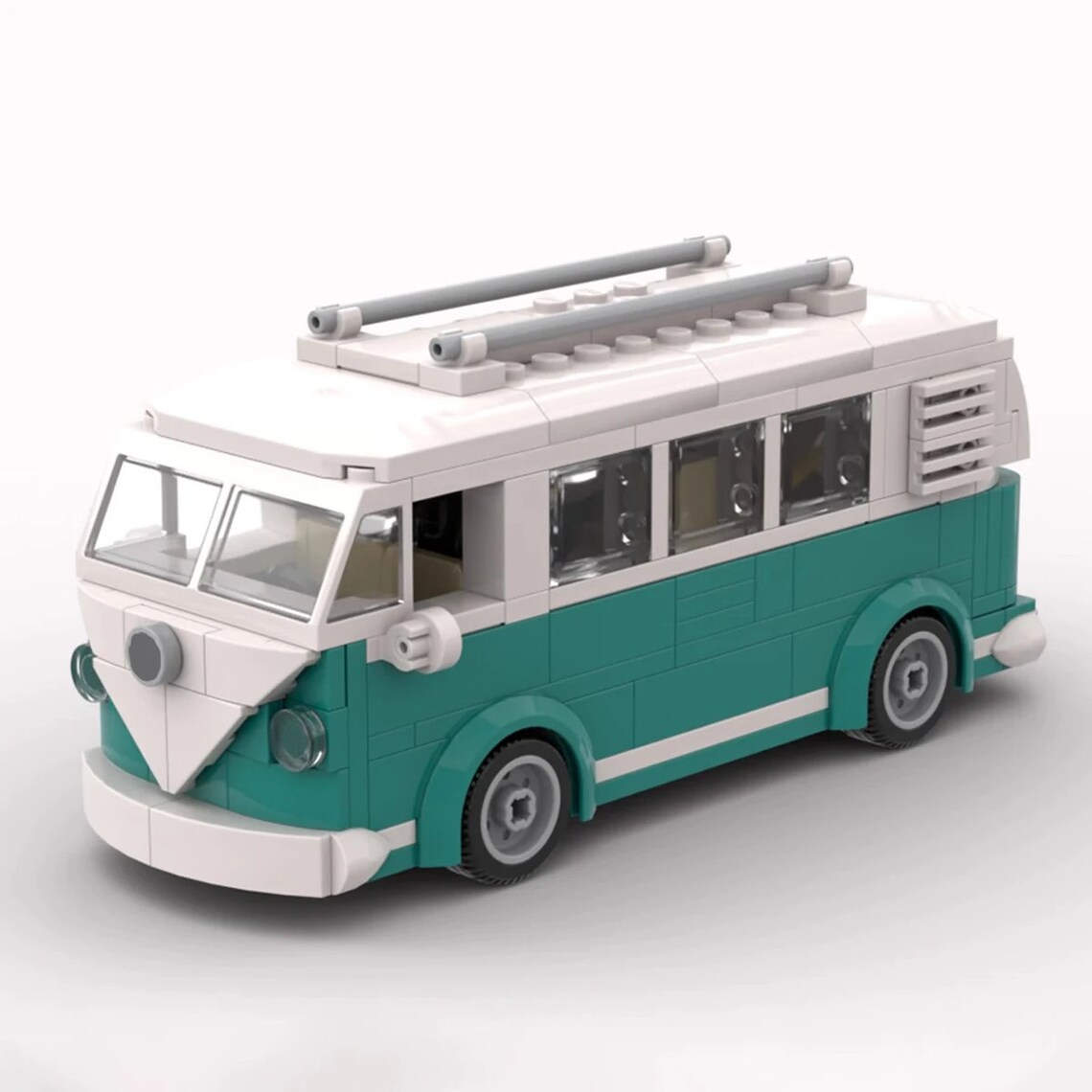 Volkswagen VW Style T1 BUS 1963 Camper Van Furgon Truck SCALE Model ...