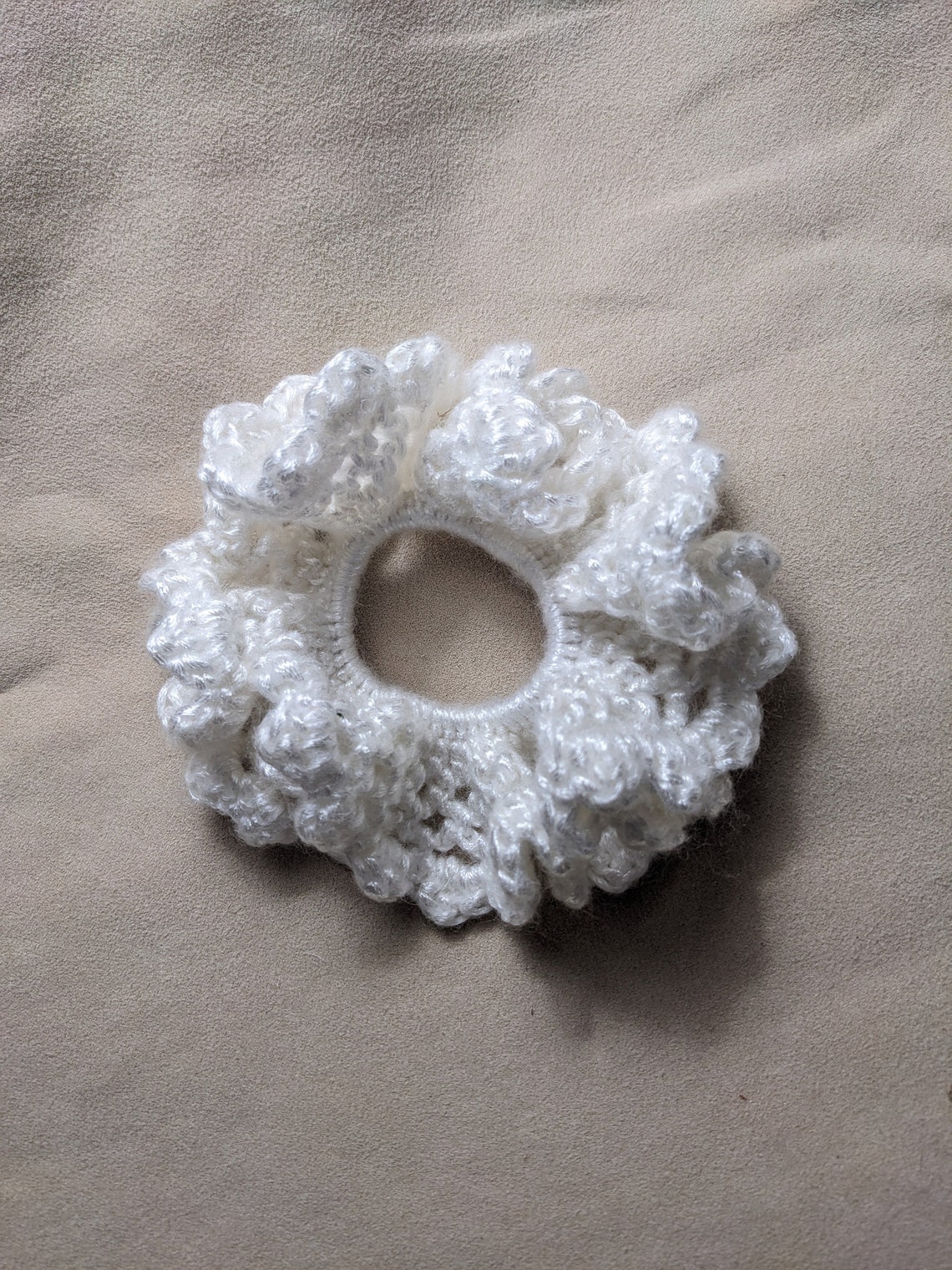 Crochet Hair Scrunchies, Crochet Hair Ties, Handmade Crochet Hair ...