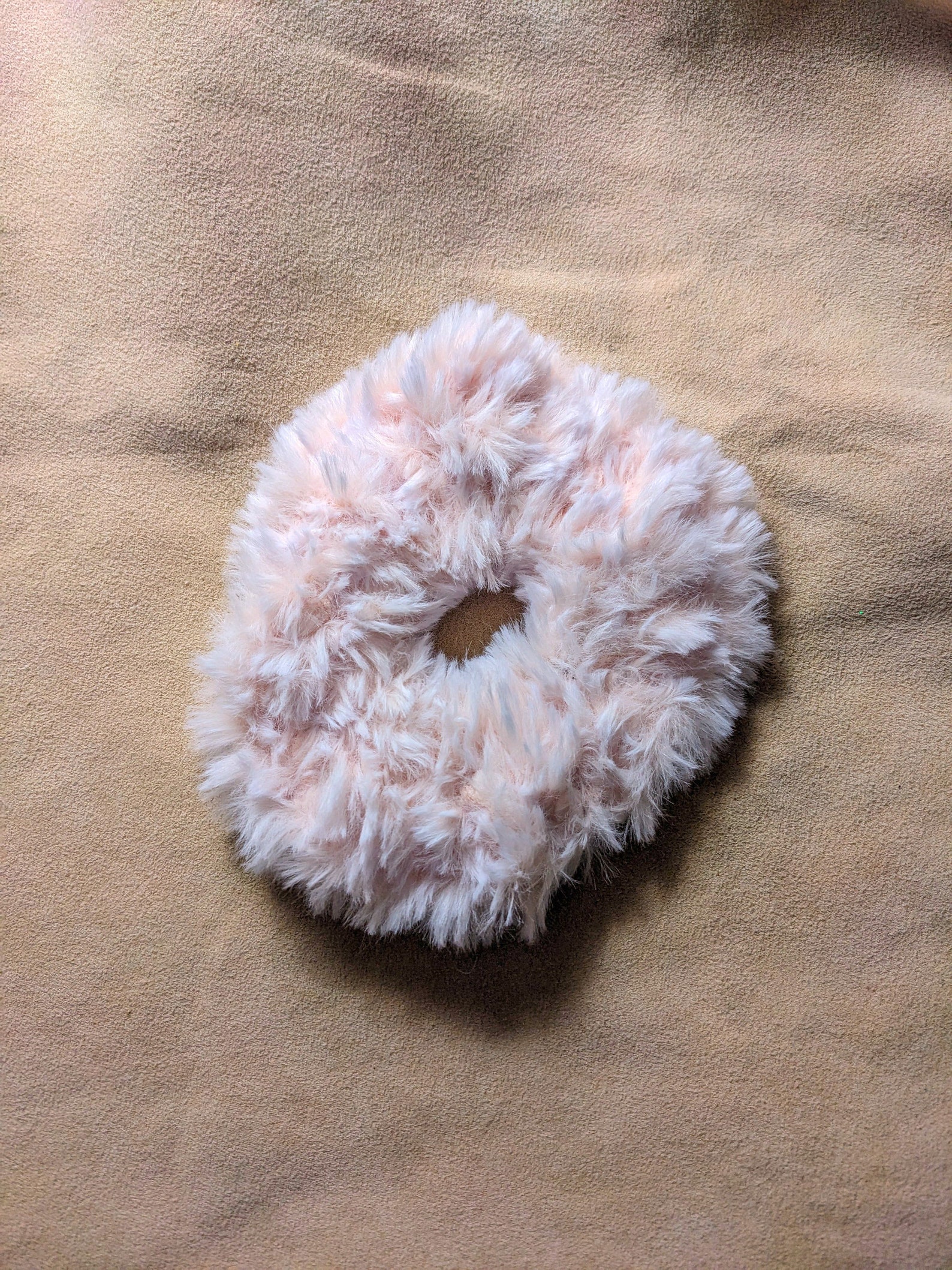 Crochet Hair Scrunchies, Crochet Hair Ties, Pink Crochet Ponytail ...
