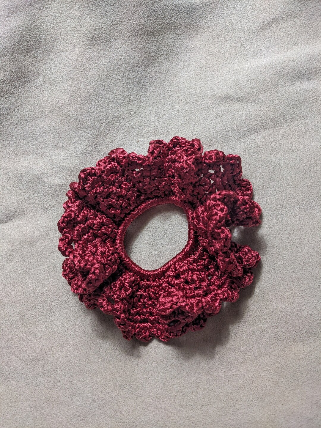 Crochet Hair Scrunchies, Crochet Hair Ties, Handmade Crochet Hair ...
