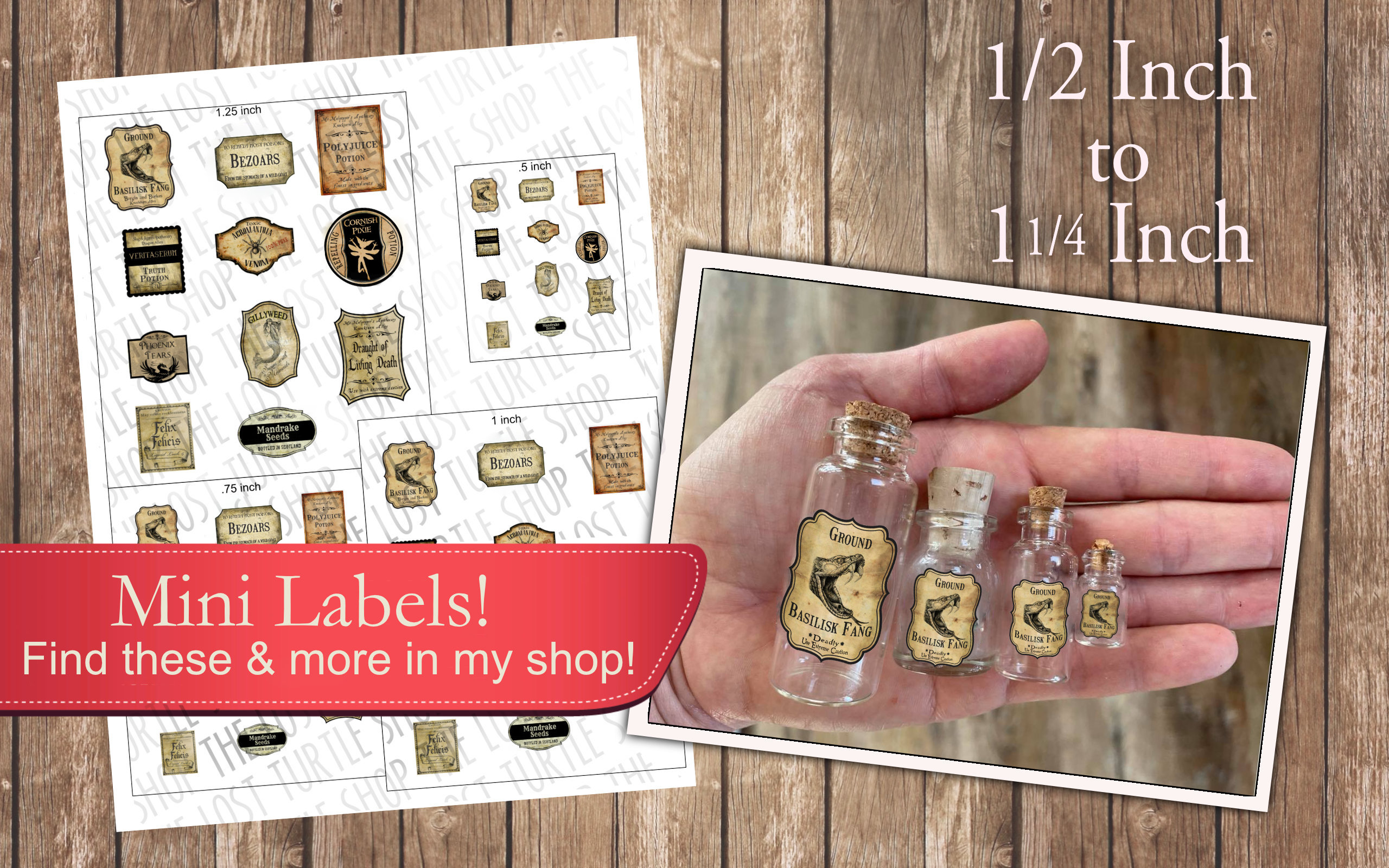 Ultimate Wizard Label Bundle 63 Different Labels Wizard - Etsy