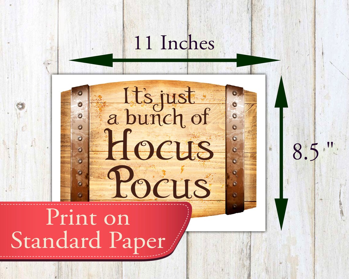 Printable Hocus Pocus Party Signs Sanderson Sisters Posters - Etsy