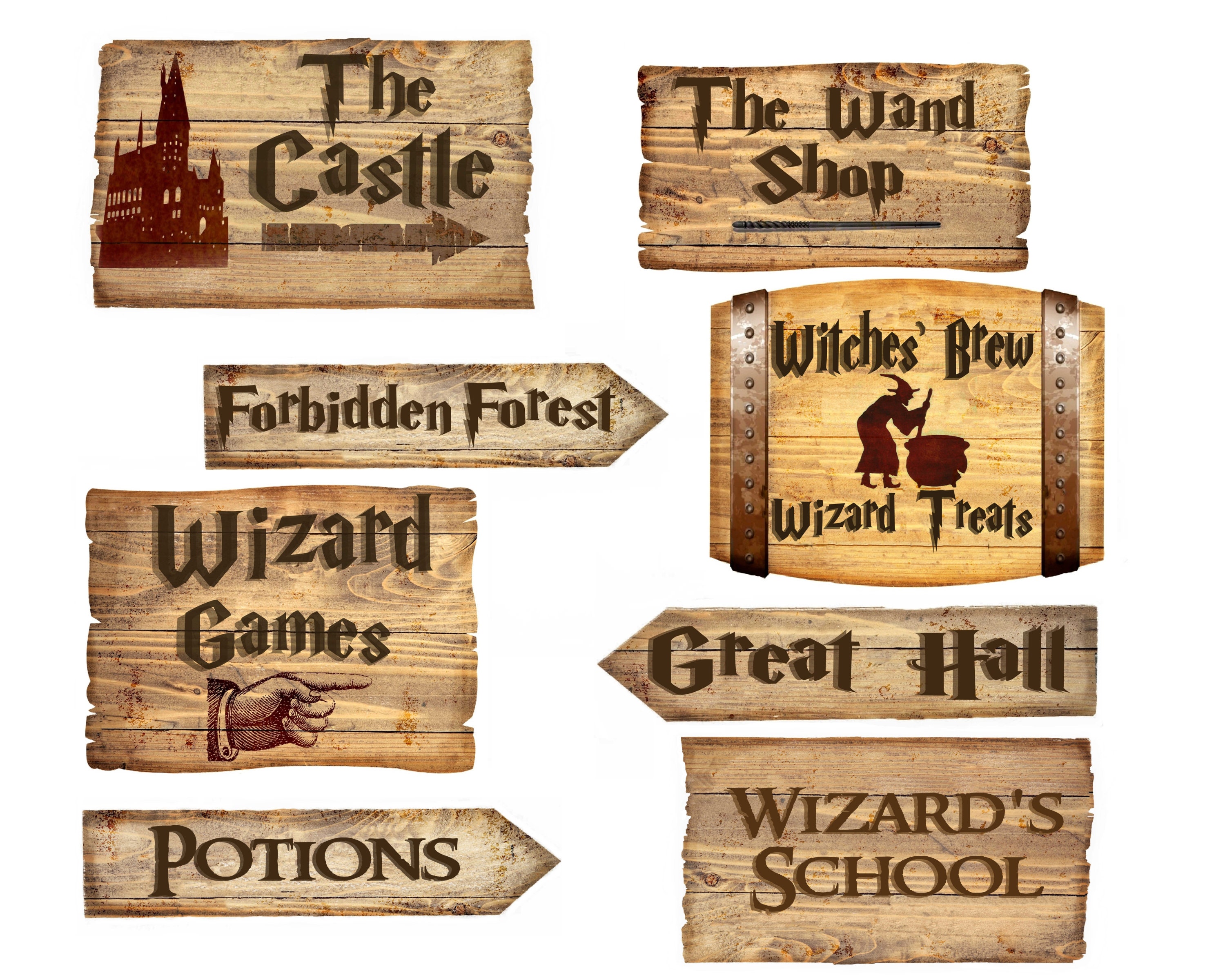 Harry Potter Printable Signs Harry Potter Signs 15 Free PDF