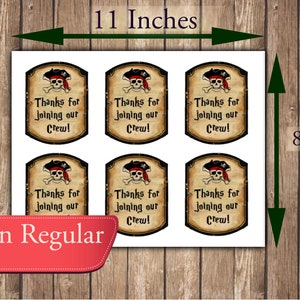 Pirate Party Printables, Pirate Party Favors, Pirate Birthday Party ...