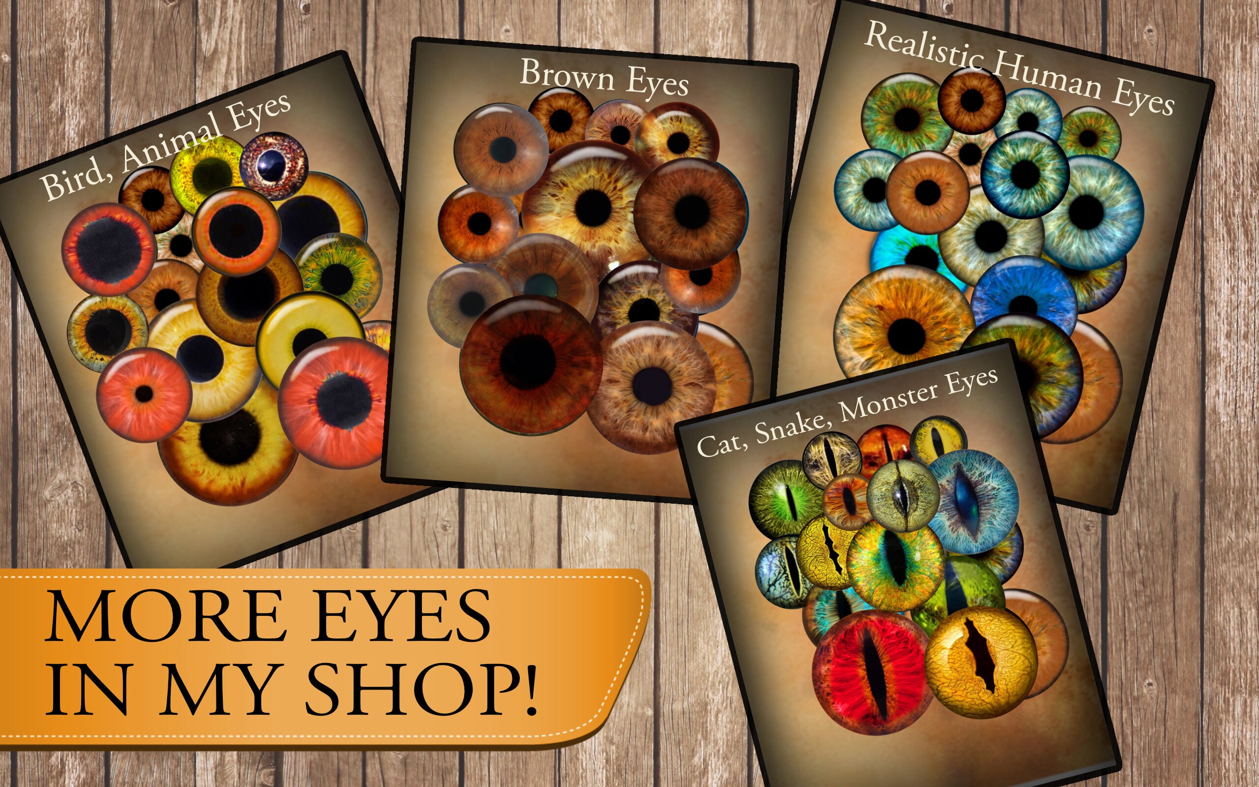 Printable Eyes Realistic Irises Brown Eyes Brown Irises - Etsy
