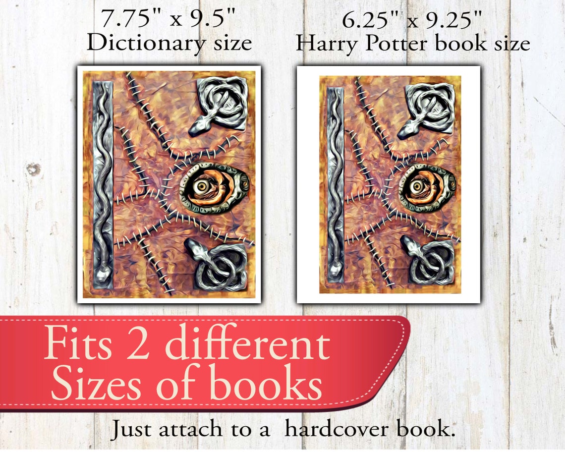 Printable Hocus Pocus Spell Book Cover - Etsy