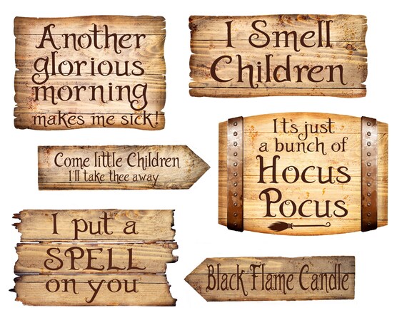 Printable Hocus Pocus Party Signs Sanderson Sisters Posters - Etsy