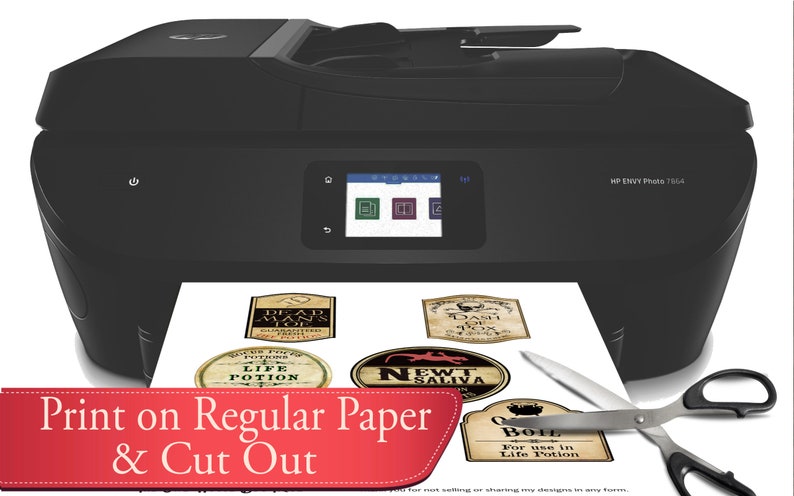 Realistic Hocus Pocus Life Potion Ingredient Lables, Printable - Etsy