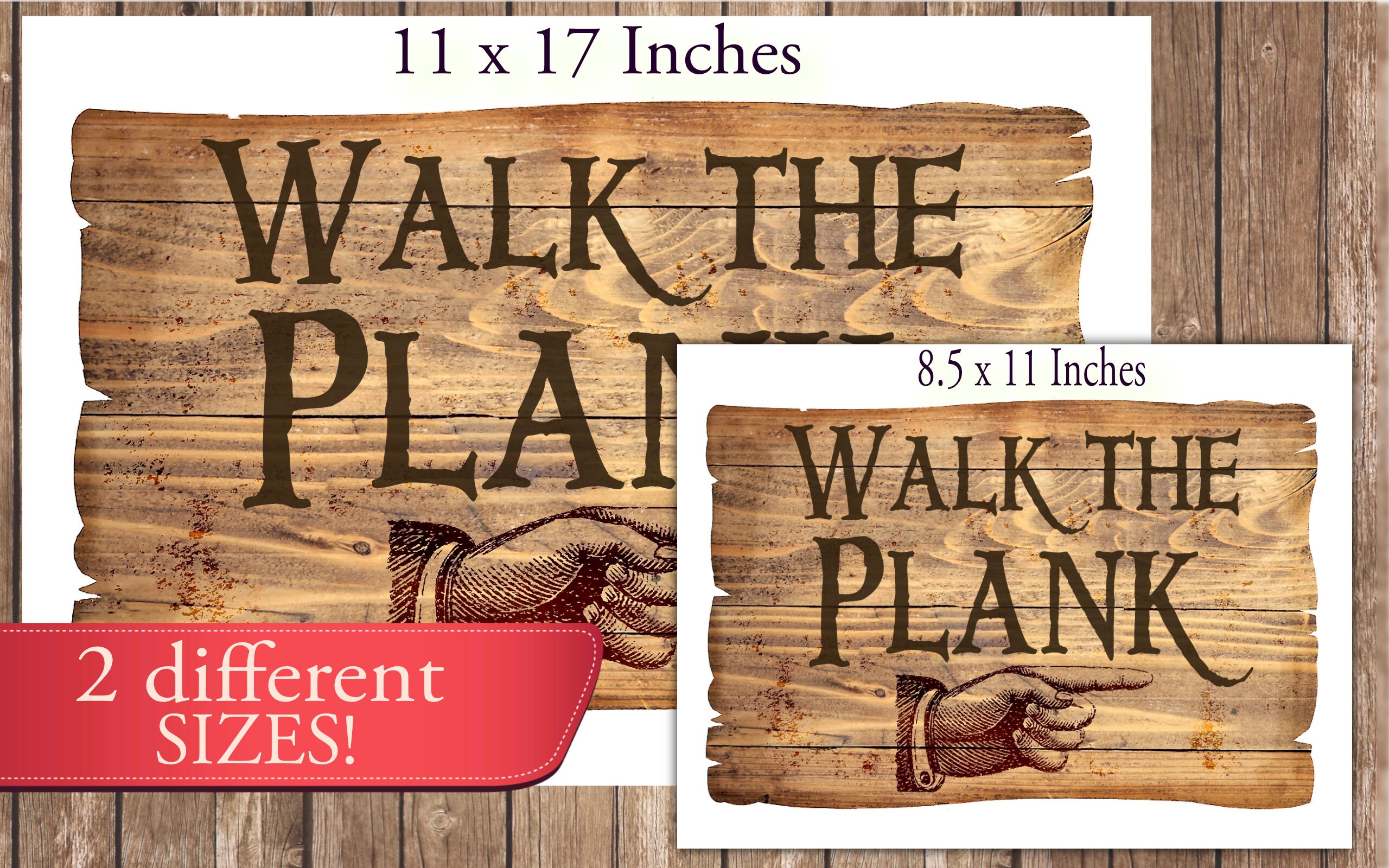 Printable Pirate Party Sign Pirate Party Posters Instant - Etsy