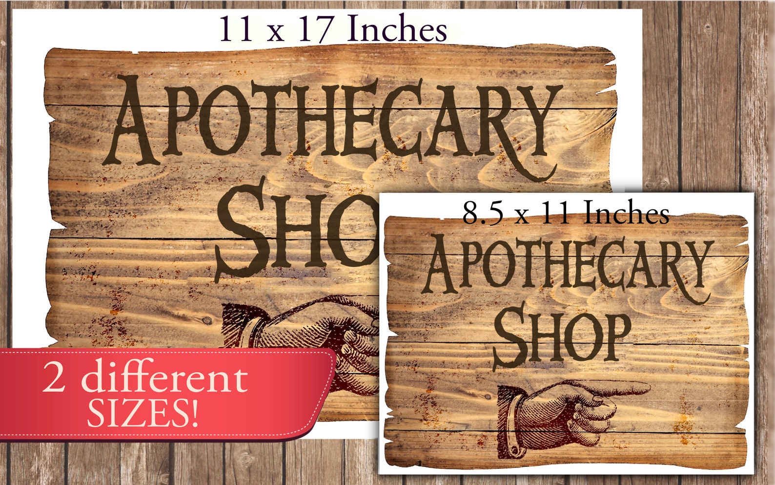 Apothecary Shop Sign Printable Poster for Potion Shop Witch - Etsy