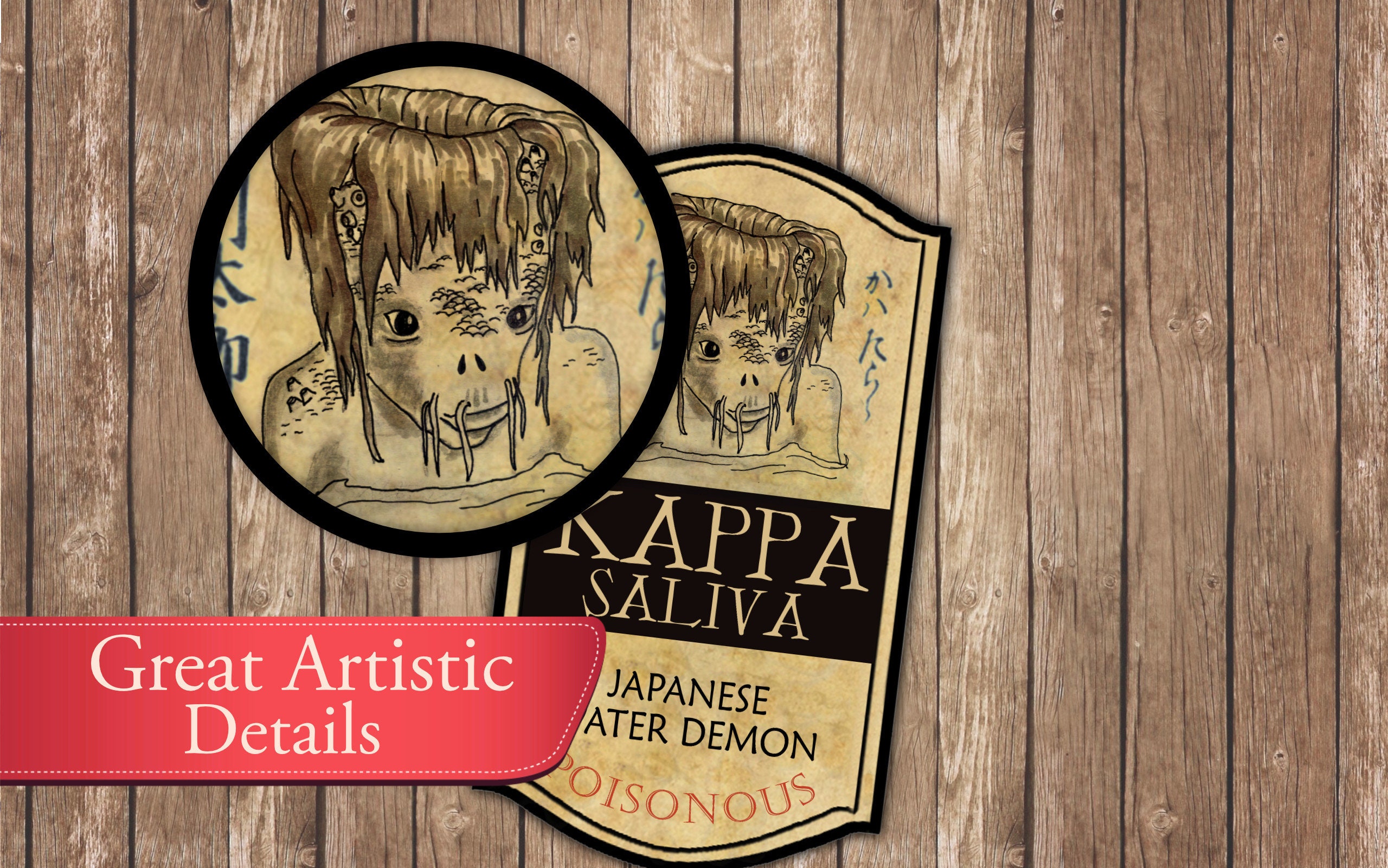 New Realistic Handmade Labels Wizard Potion Bottle Labels | Etsy UK