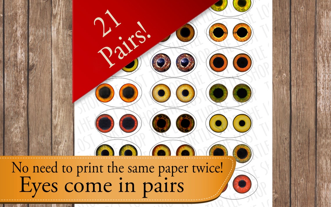 Printable Eyes Realistic Irises Bird Eyes Animal Monster - Etsy