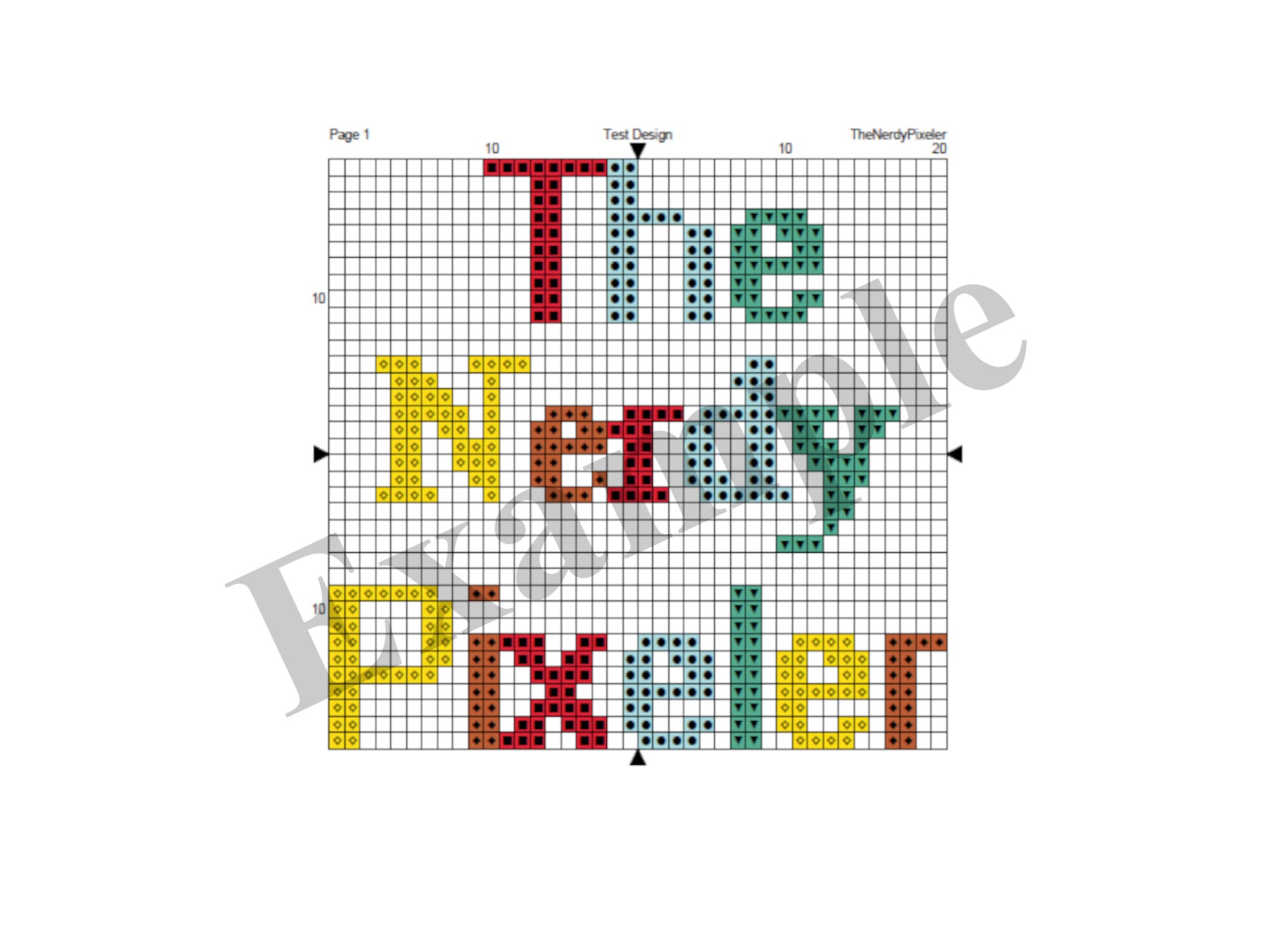 Intersectional LGBT Flag Cross Stitch Pattern Trans | Etsy