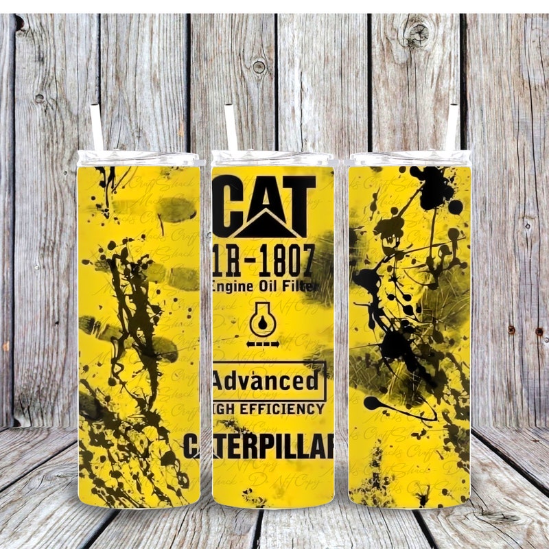 Cat Oil Filter Tumbler - Etsy