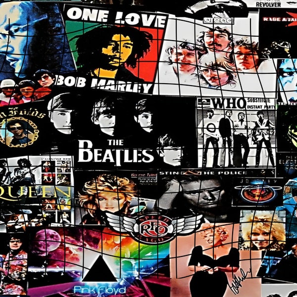 Band Album Covers - Etsy