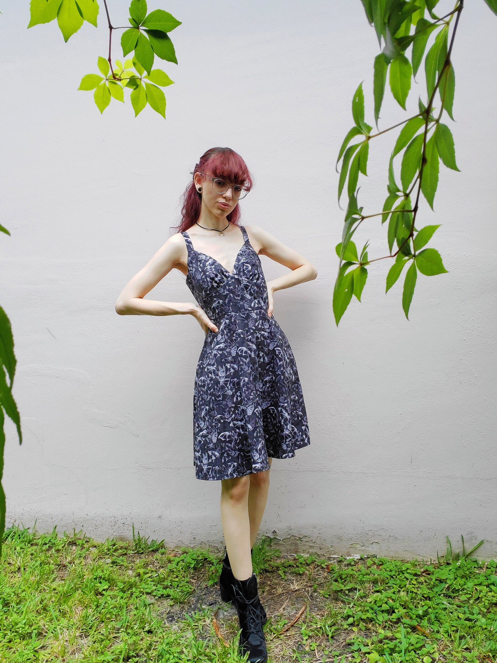 1970's Inspired Halloween Bat Dress / Handmade Halloween | Etsy