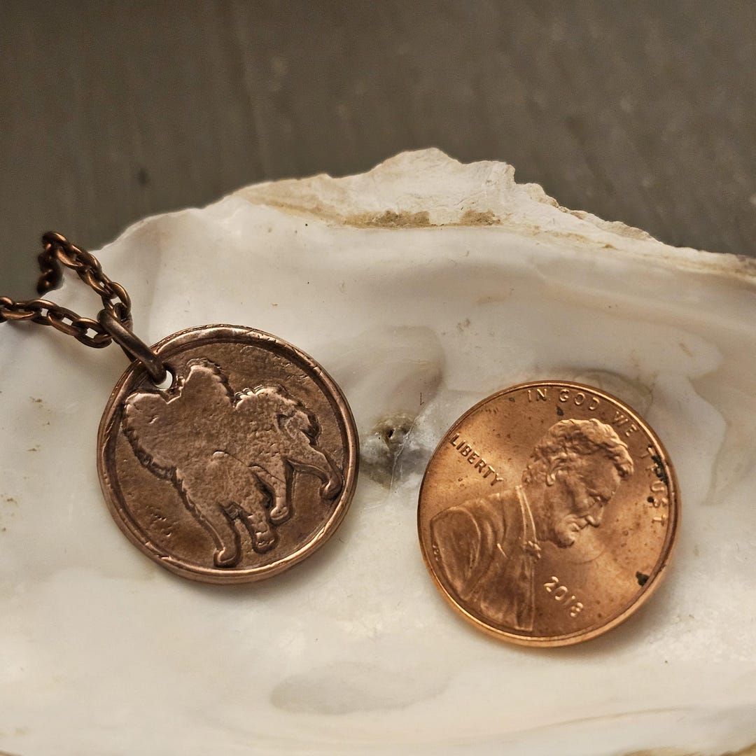 Pure Copper Papillion Dog Necklace Gift for Her Gift for Him Made in ...