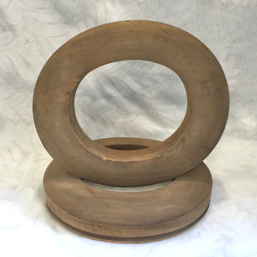 2 Millinery Wide Flange Brim Blocks Hatters Supply 32 Wood Hat - Etsy