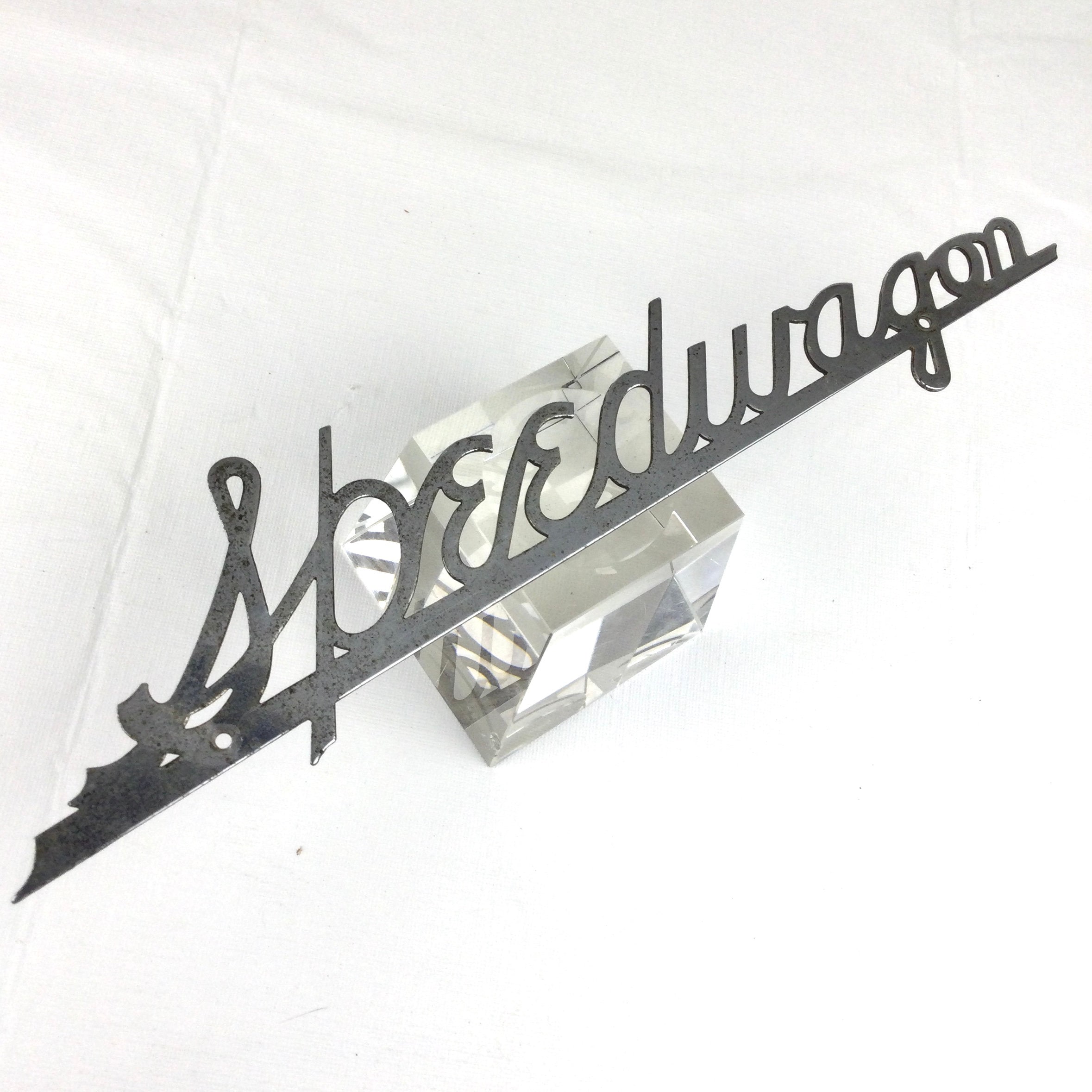 Vintage REO Speedwagon Truck Emblem 12.75 Metal Front Grill Radiator ...