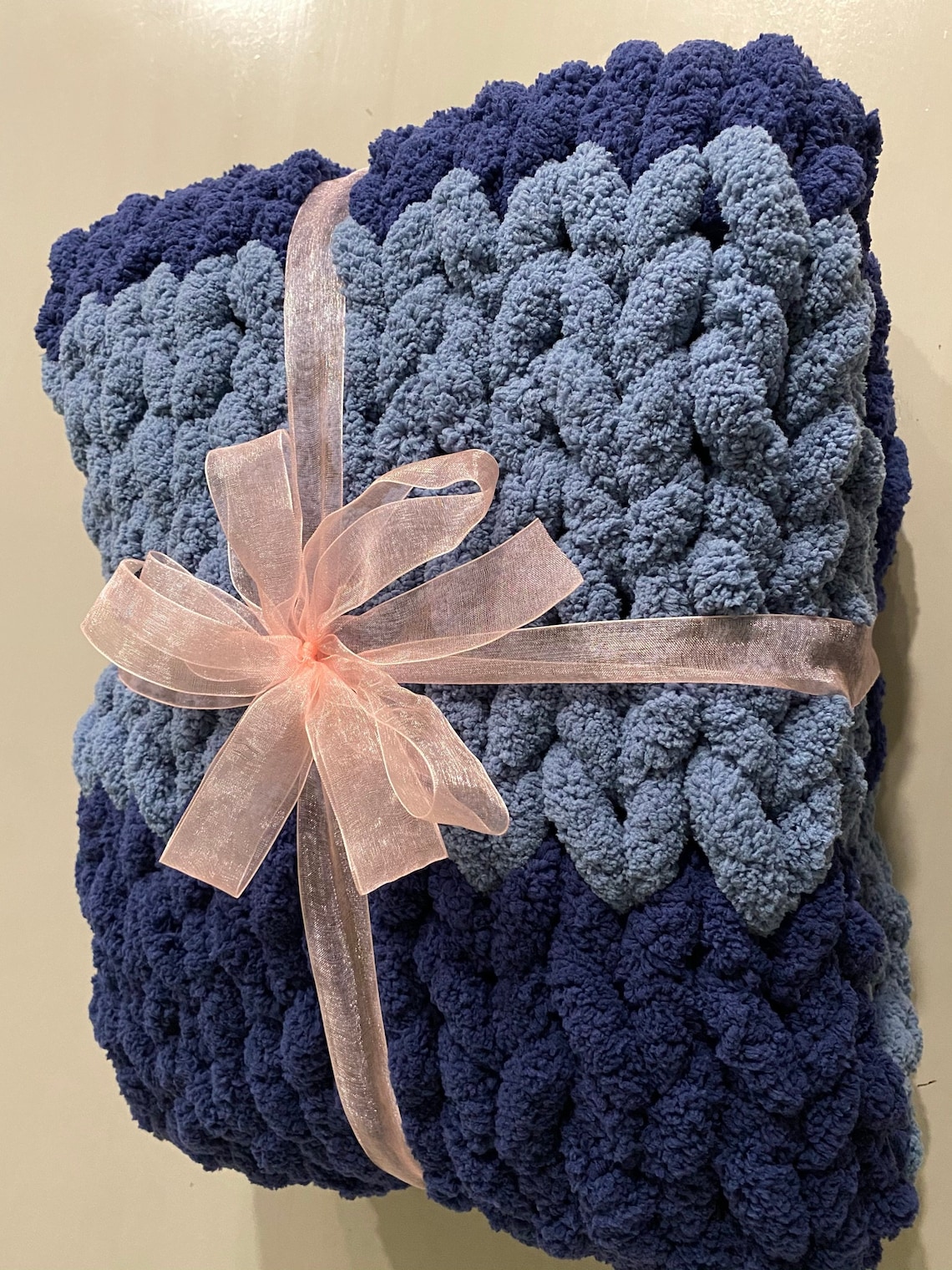 Custom Handmade Chunky Chenille Throws and Blankets - Etsy