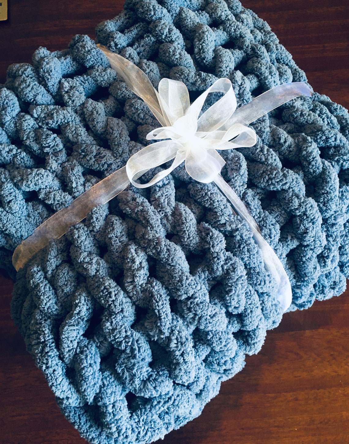 Custom Handmade Chunky Chenille Throws and Blankets - Etsy