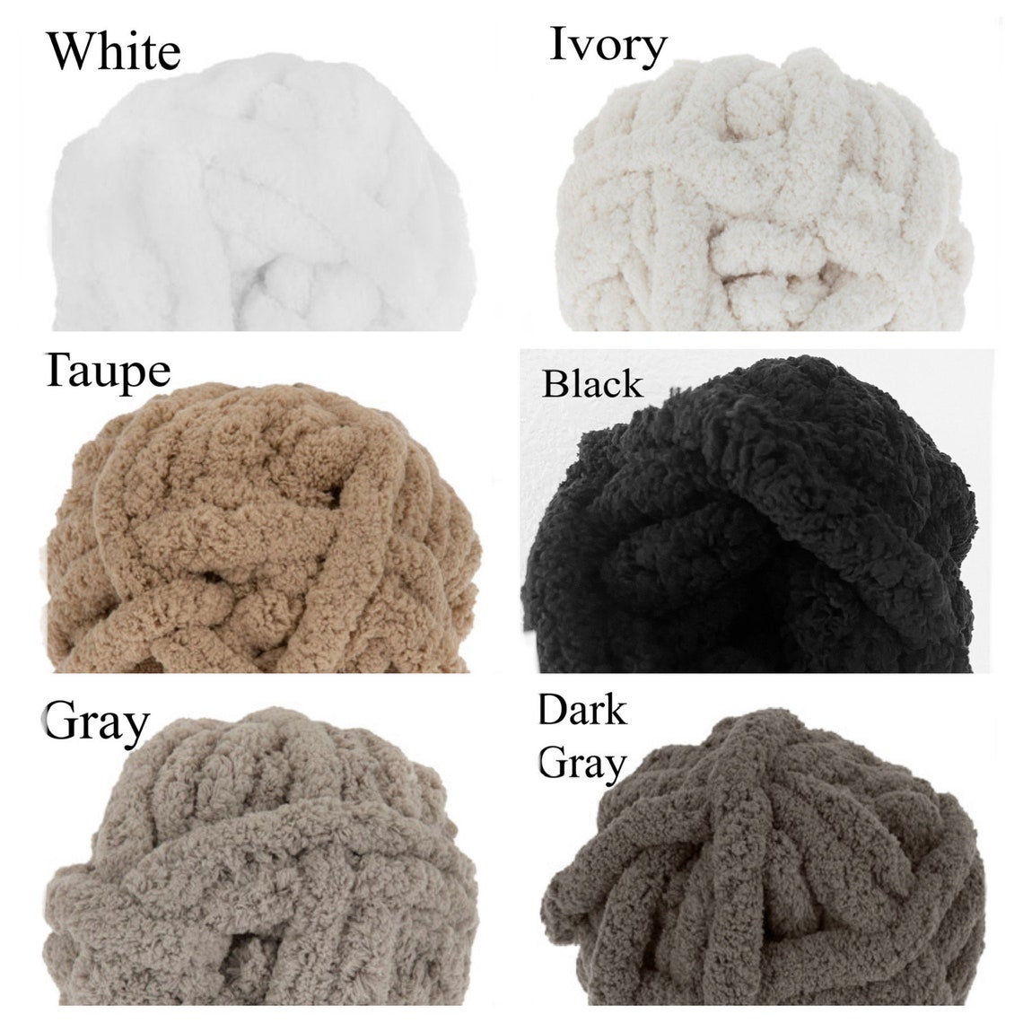 Custom Handmade Chunky Chenille Throws and Blankets - Etsy