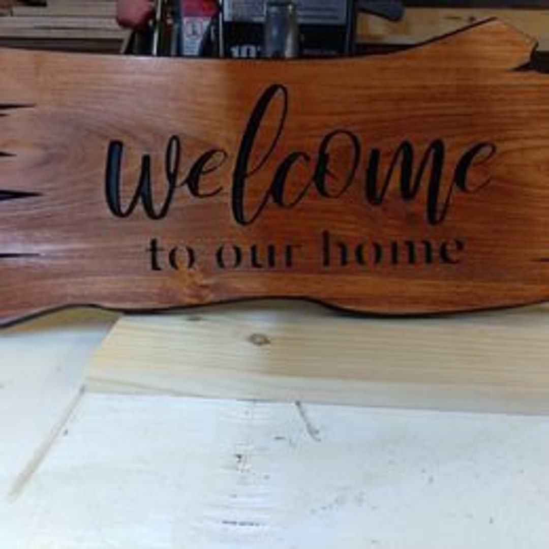 Welcome to Our Home Plaque - Etsy