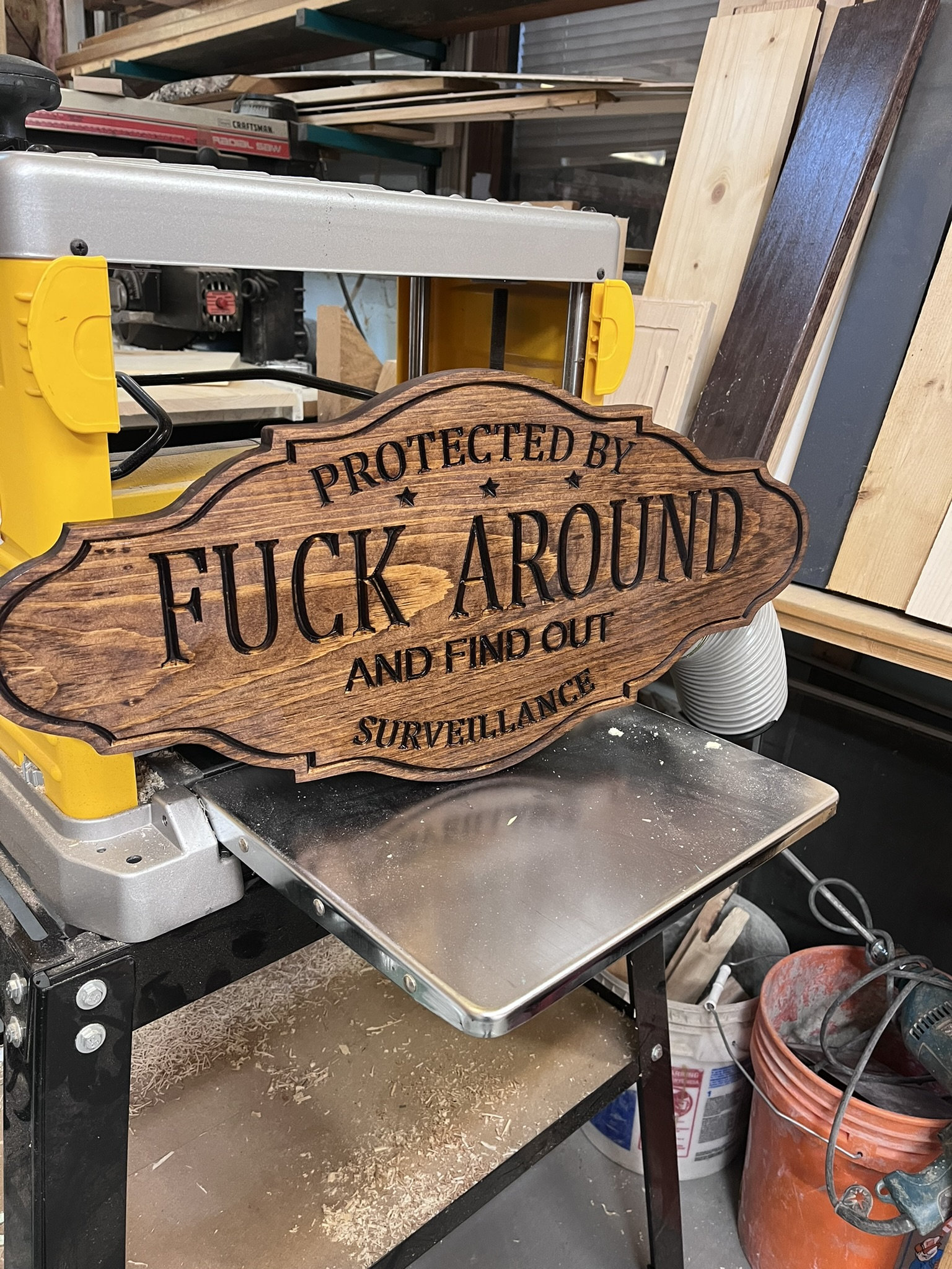 F- Around Find Out Plaque - Etsy