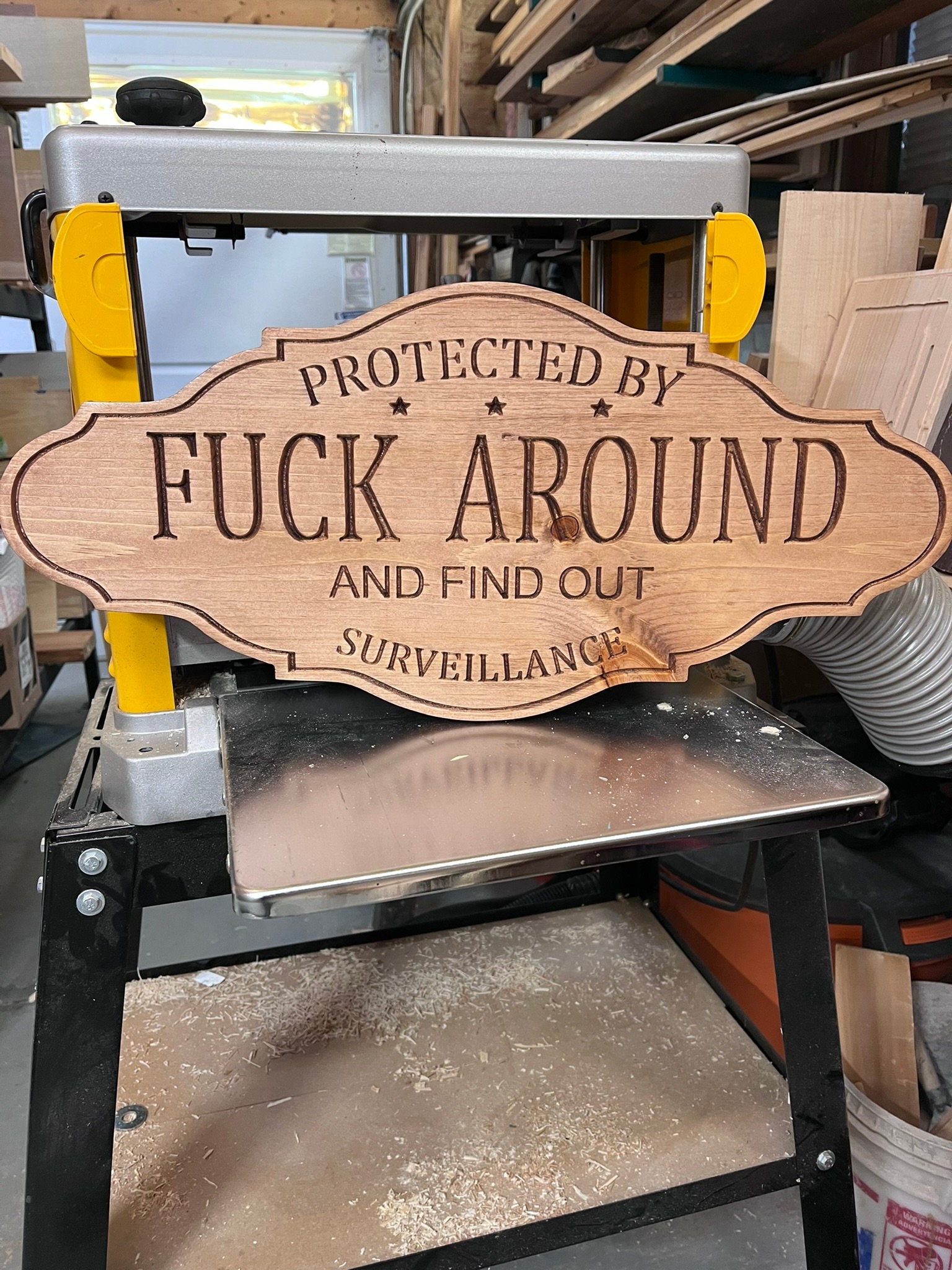 F- Around Find Out Plaque - Etsy