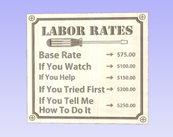 Mechanic Labor Date Sign - Etsy
