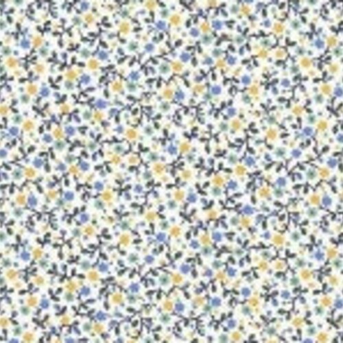 Fabric by the YARD Calico Fabric NEW Vintage Look / Cream - Etsy