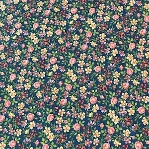 Fabric - New! BLUE CALICO ~ 100% Cotton and Always Continuous Cut for ...