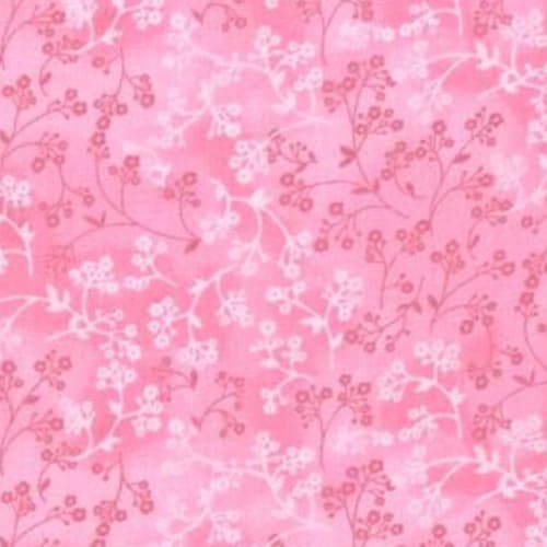 Pink and White Calico Cotton Fabric Country Floral - Etsy