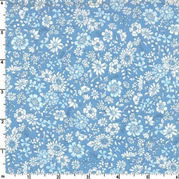 Blue Calico Dress - Etsy