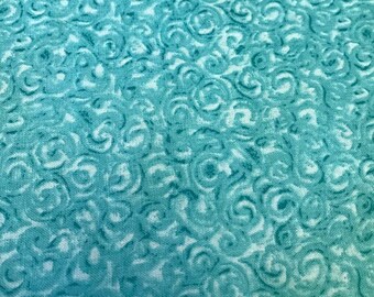 Green Blue Fabric | Etsy