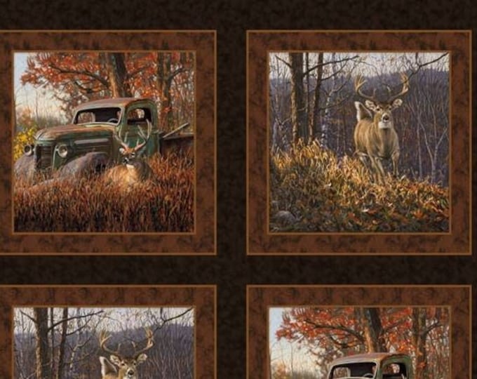 Fabric Panel WHITETAIL Amongst the Shadows Pillow Panels NEW Here Check ...