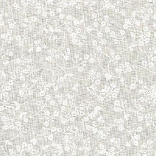 White Fabric by the Yard White Floral Fabric White Flower - Etsy