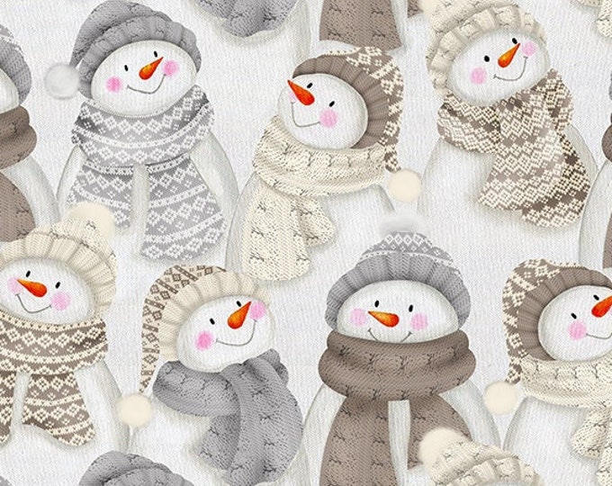 Fabric!! Cuddle/minky SNOW DAY Digital Cuddle 58"/60" SNOWMAN - Softest ...