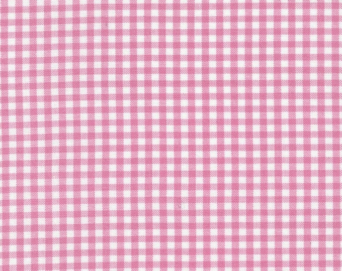 Fabric GINGHAM "baby Pink" Small 1/8" Cotton Check Pink and White - New ...