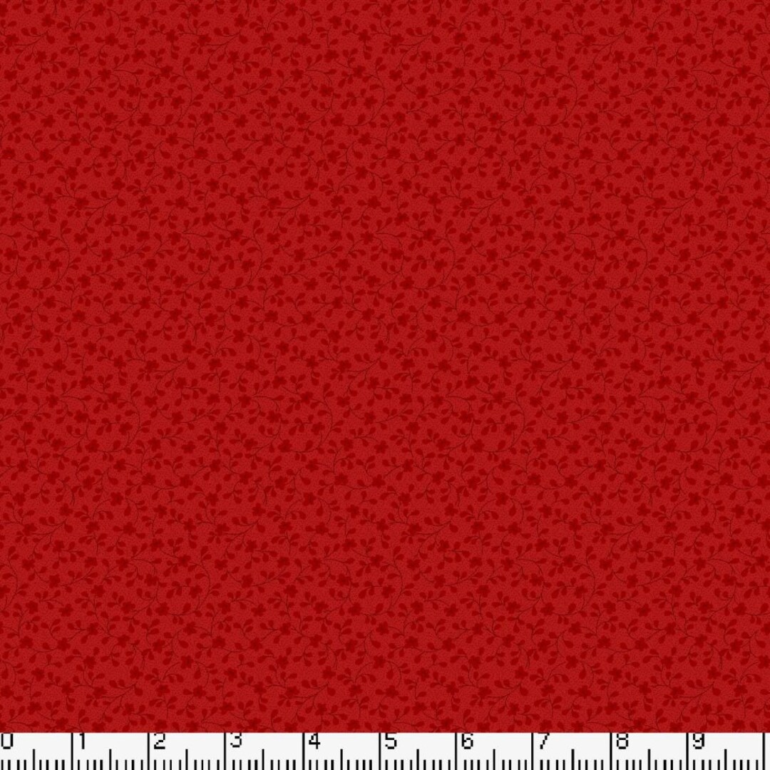 Fabric - RED VINE - New!! - Etsy