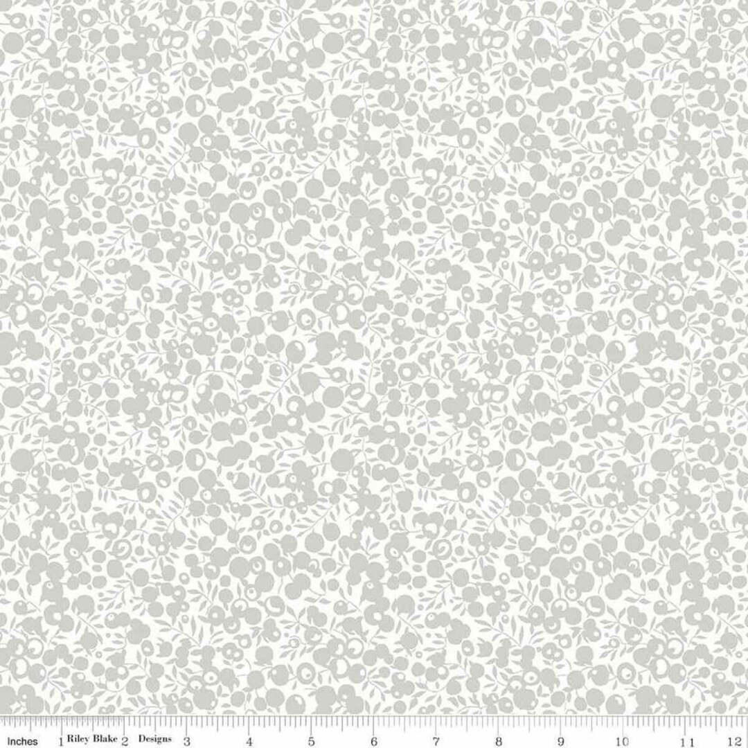 Fabric - LIBERTY - FESTIVE COLLECTION - Wiltshire Shadow Silver!!! 100% ...