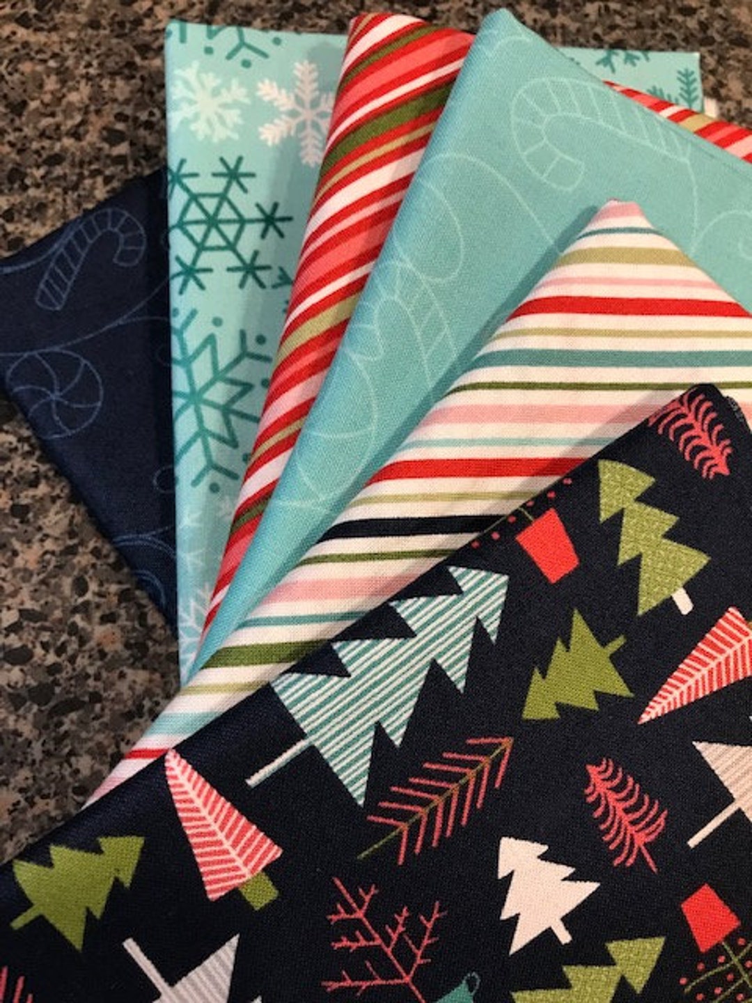 Fat Quarter Bundle *CUP OF CHEER 6* Six Fqs as Seen Here! Holiday ...