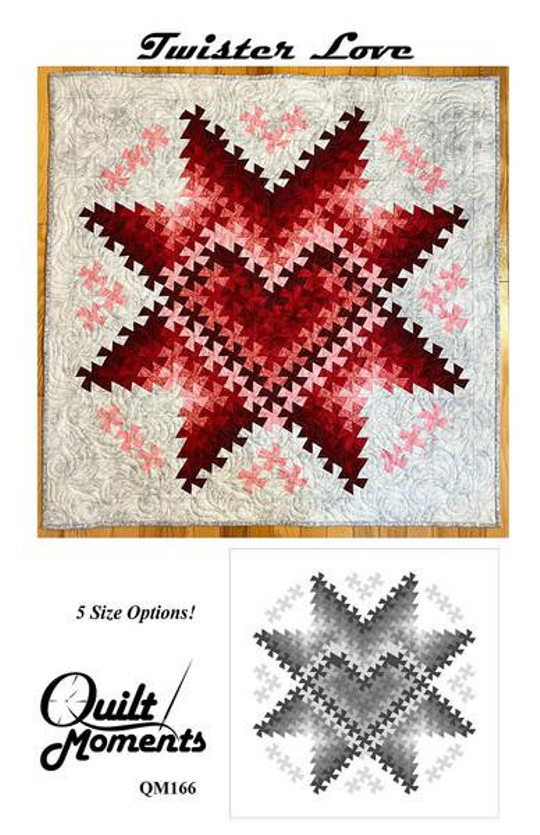 Quilt Pattern *TWISTER LOVE* New! You Can Make Five Different Sizes ...