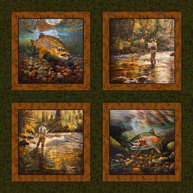 Fishing Fabric - Etsy