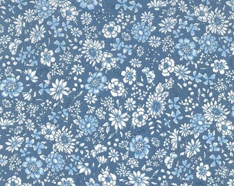 Blue Floral Fabric (1,000+ Blue Floral Fabric) | Etsy